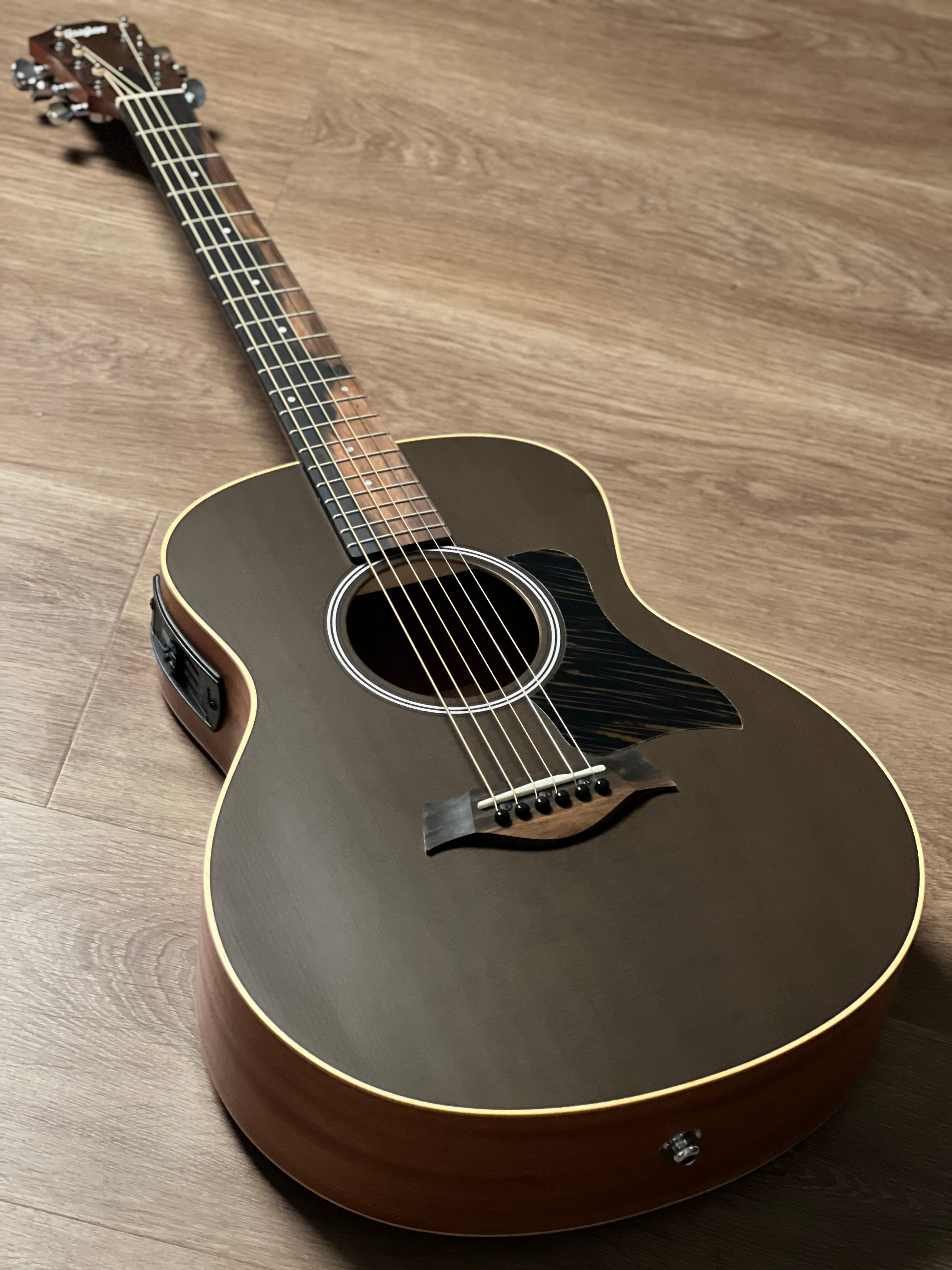 Taylor GS Mini-E Special Edition Acoustic Guitar w/Bag in Trans Black ...