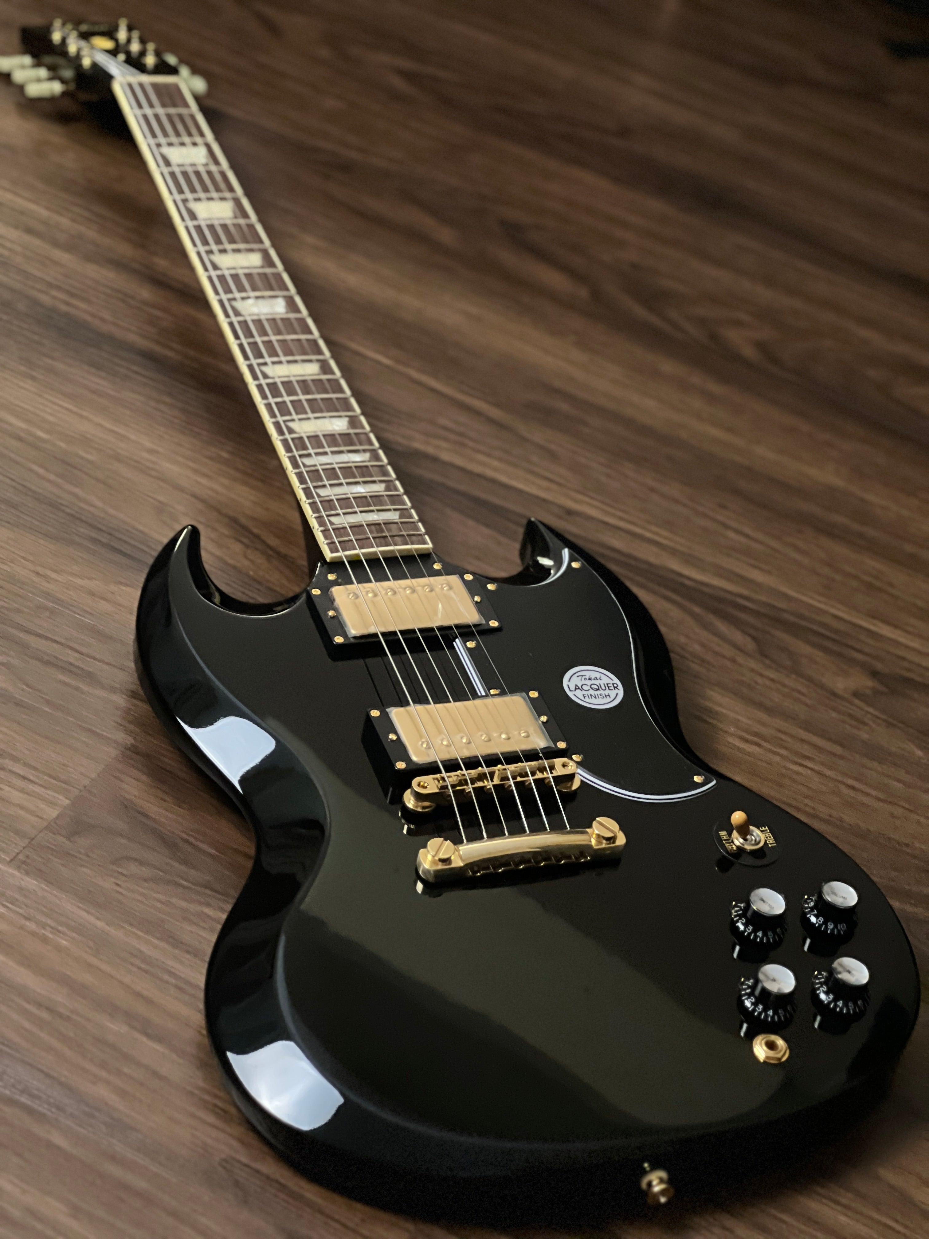 Tokai SG-215 GH BB Premium Series Japan in Black Beauty with Gold Hard ...