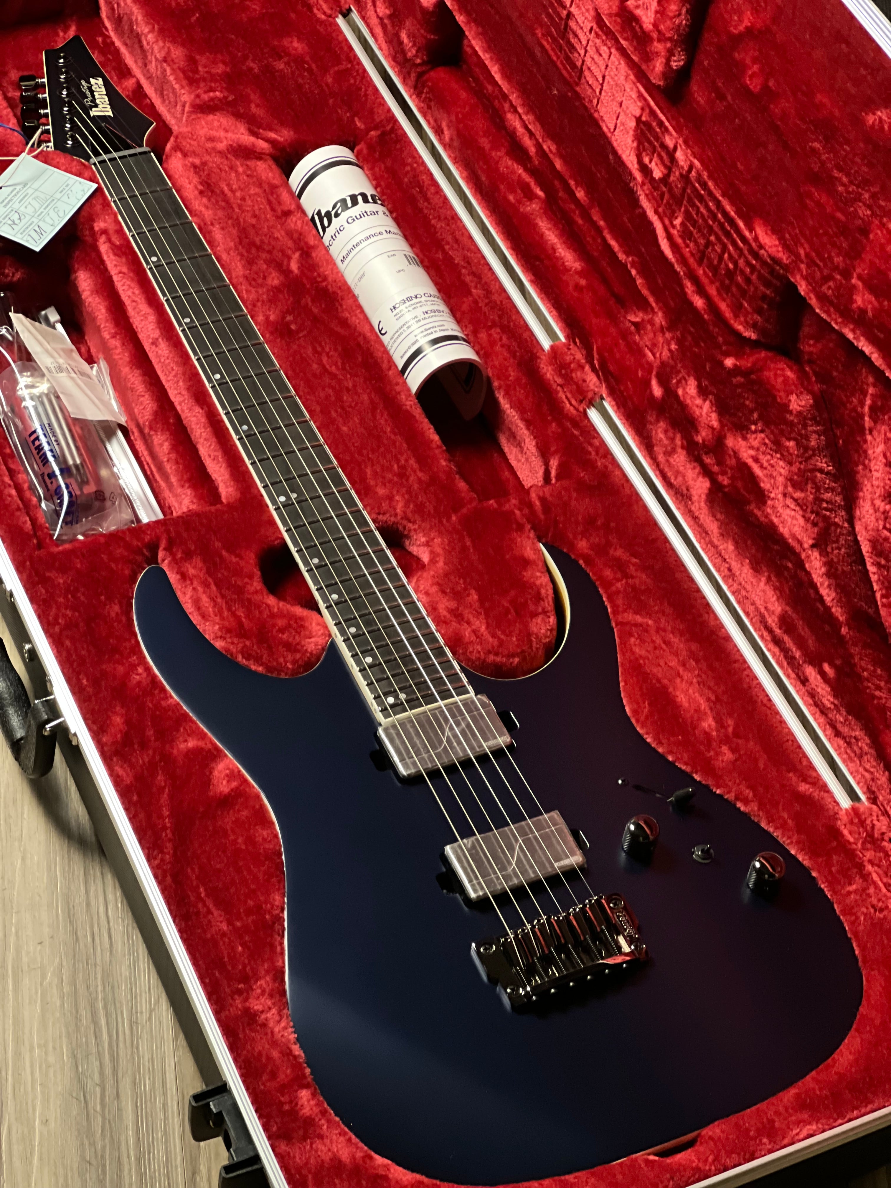 Ibanez Prestige RG5121-DBF in Dark Tide Blue Flat F2415337 ...