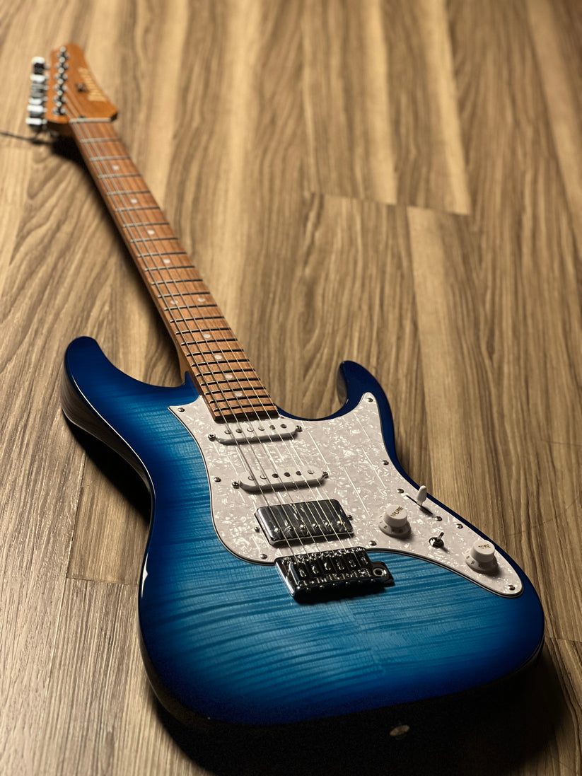 Ibanez AZ22S1F-TXB in Transparent Turquoise Burst – nafiriguitar.com