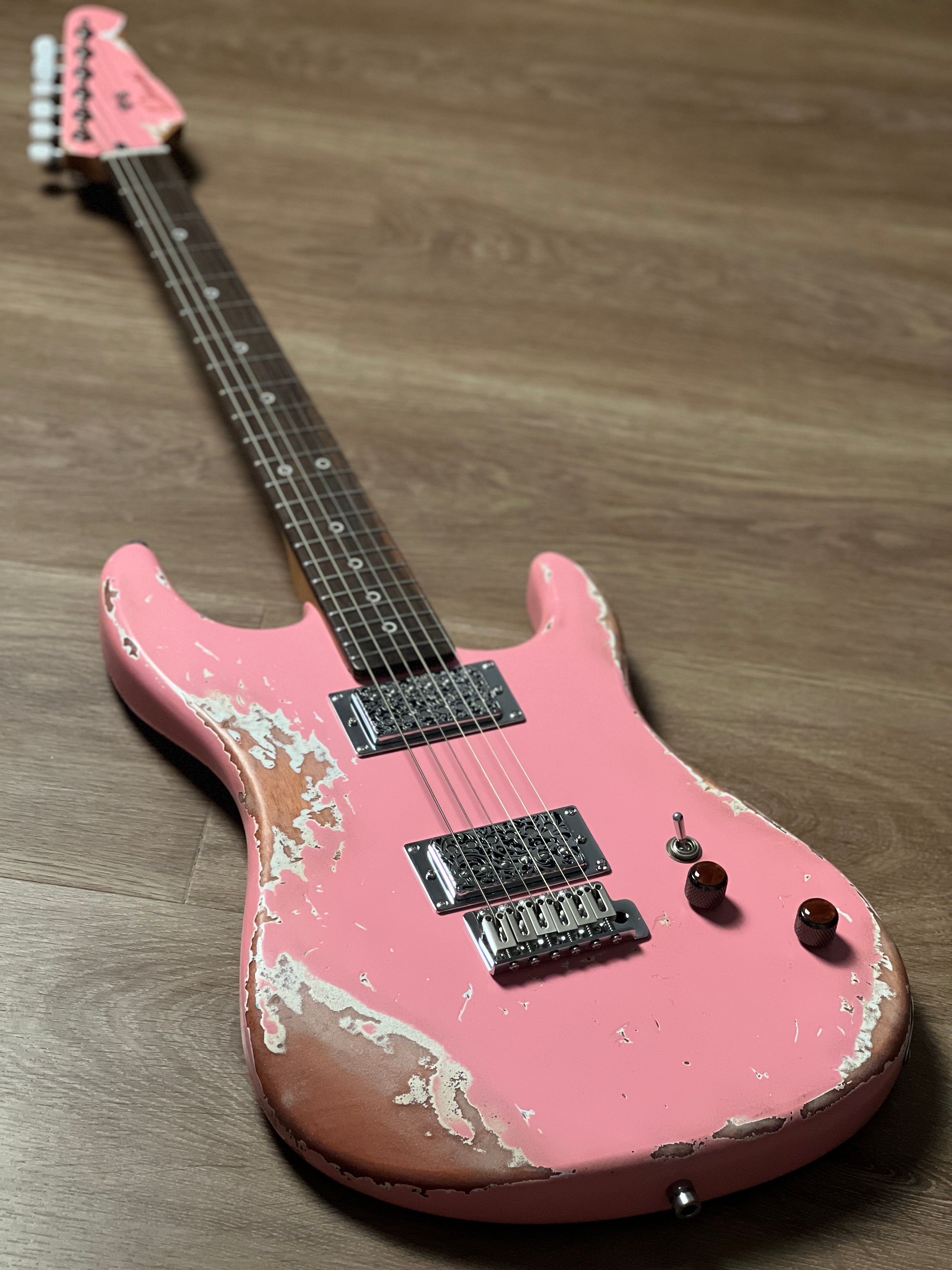 Dhatarattha Performance DST HH in Shell Pink with RW FB and Nitrocellu ...