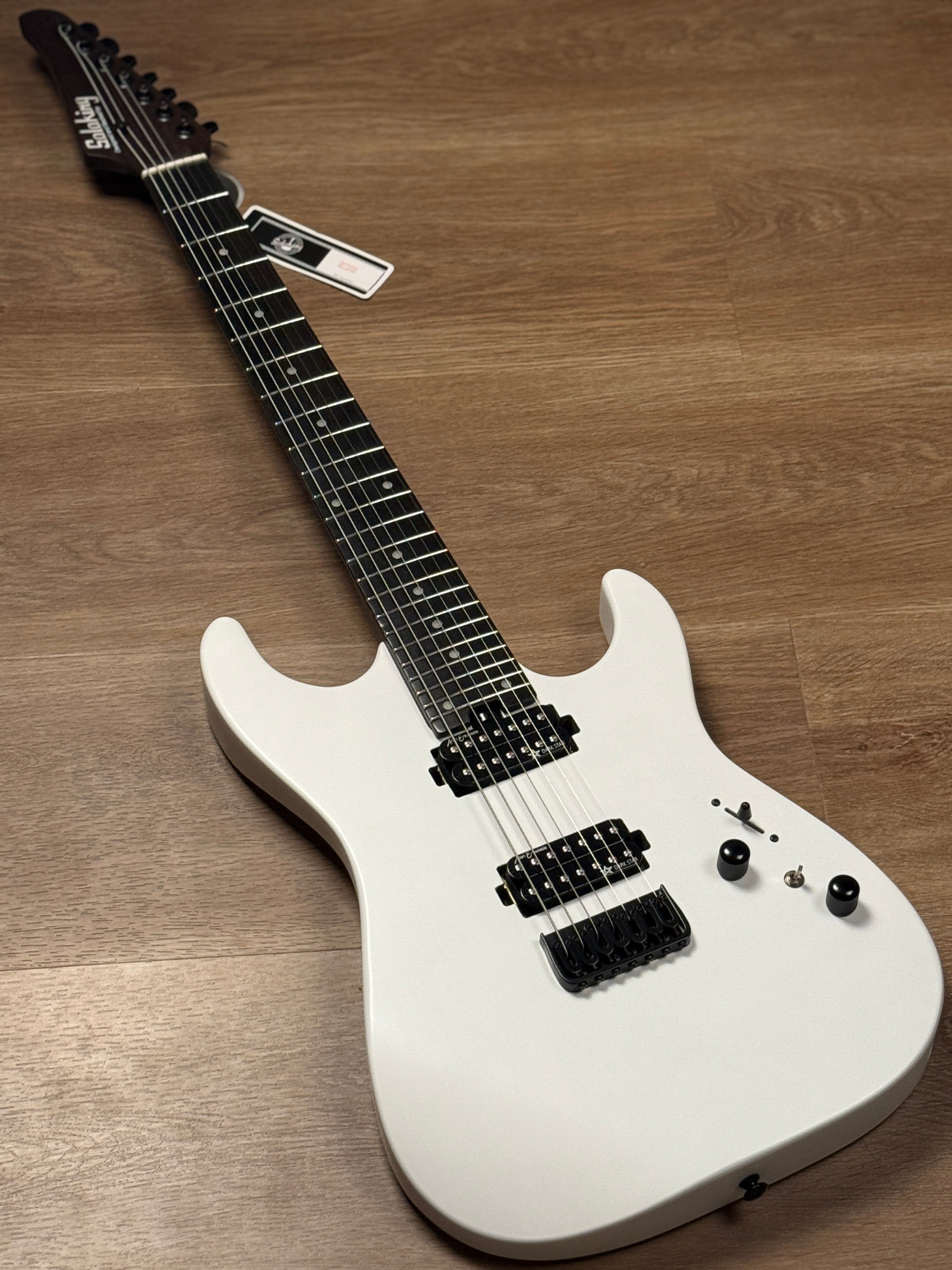 Soloking MS-7 Custom X HH LS in Satin White – nafiriguitar.com