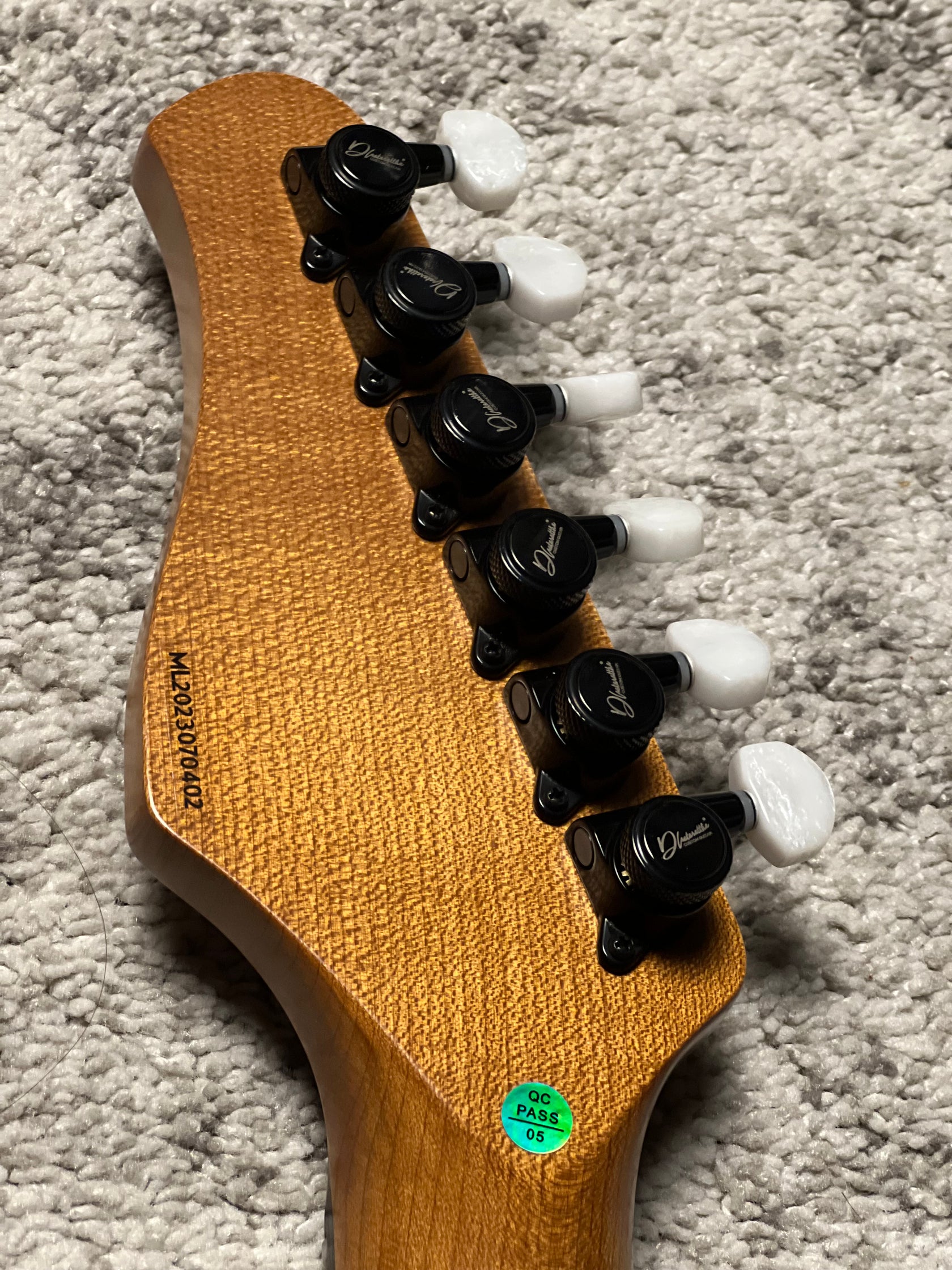 Dhatarattha Custom DST HH Flame in Hazel Burst with Rosewood FB ...