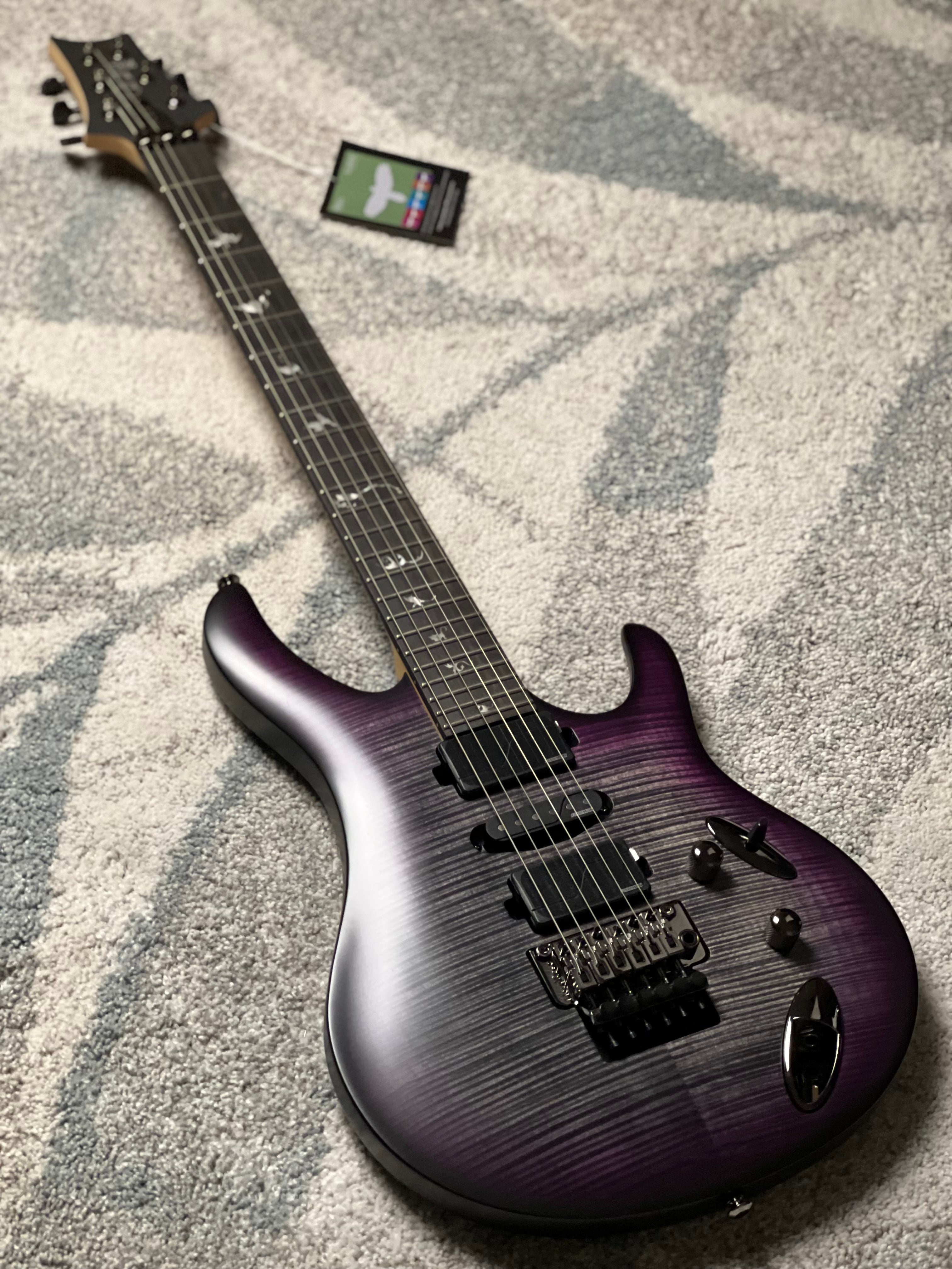 PRS SE Chleo Herman Li Signature in Charcoal Purple Burst CTI H055759 ...