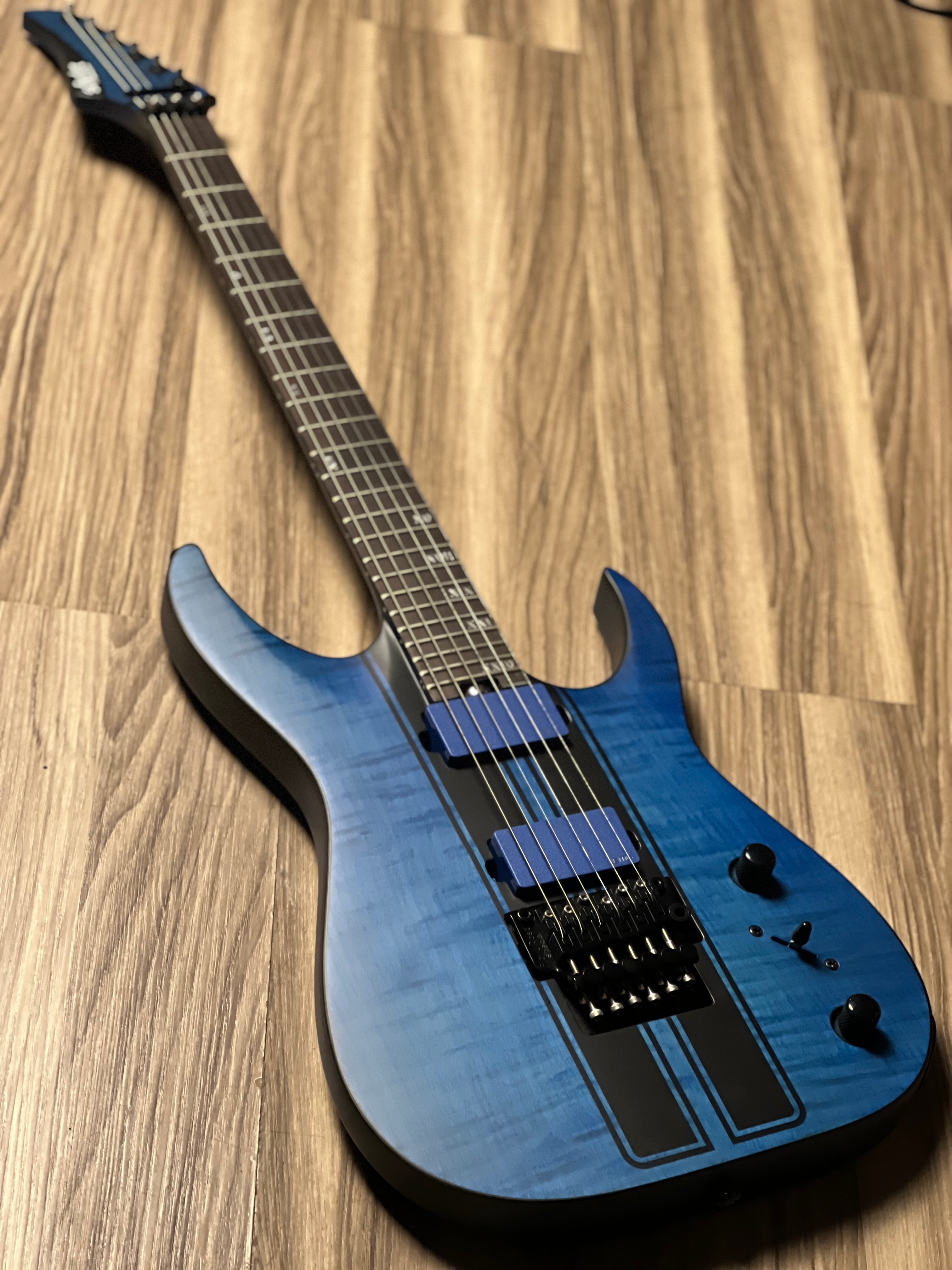 Schecter Banshee GT-6 FR In Satin Trans Blue – nafiriguitar.com