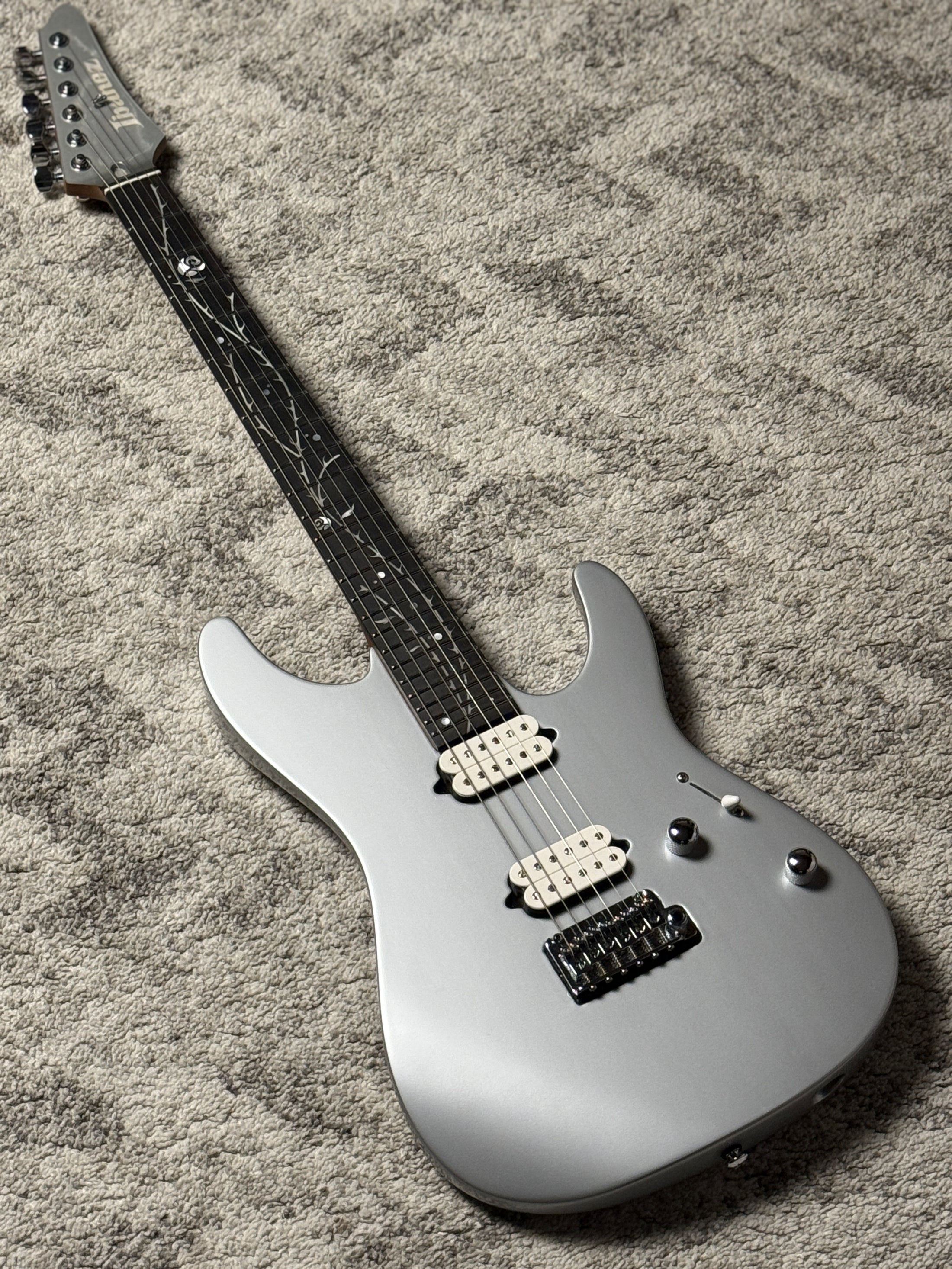 Ibanez TOD10 Tim Henson Signature Electric Guitar in Classic Silver 25 ...