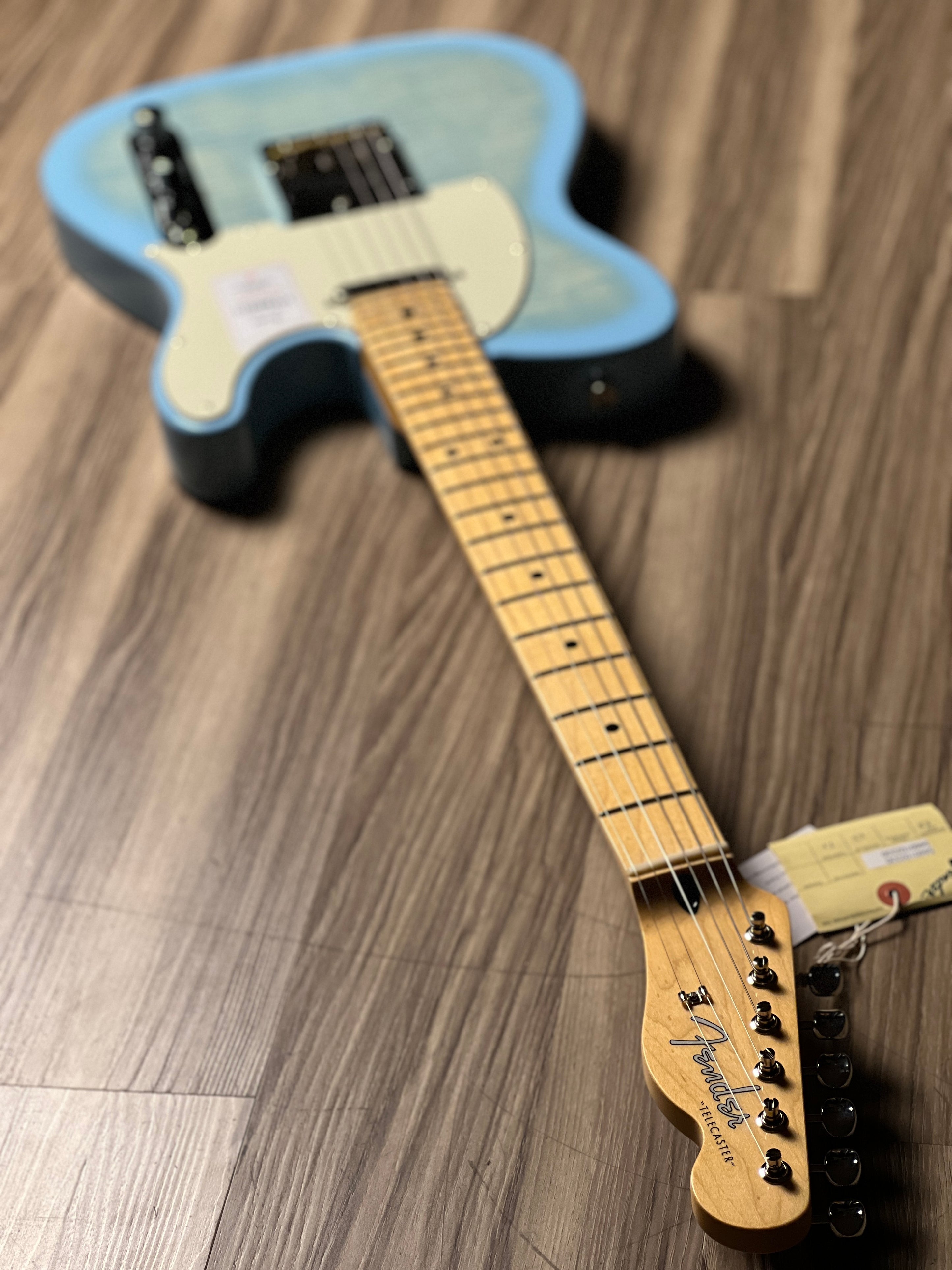 Fender Japan Hybrid II Telecaster With Maple FB In Celeste Blue JD2401 ...
