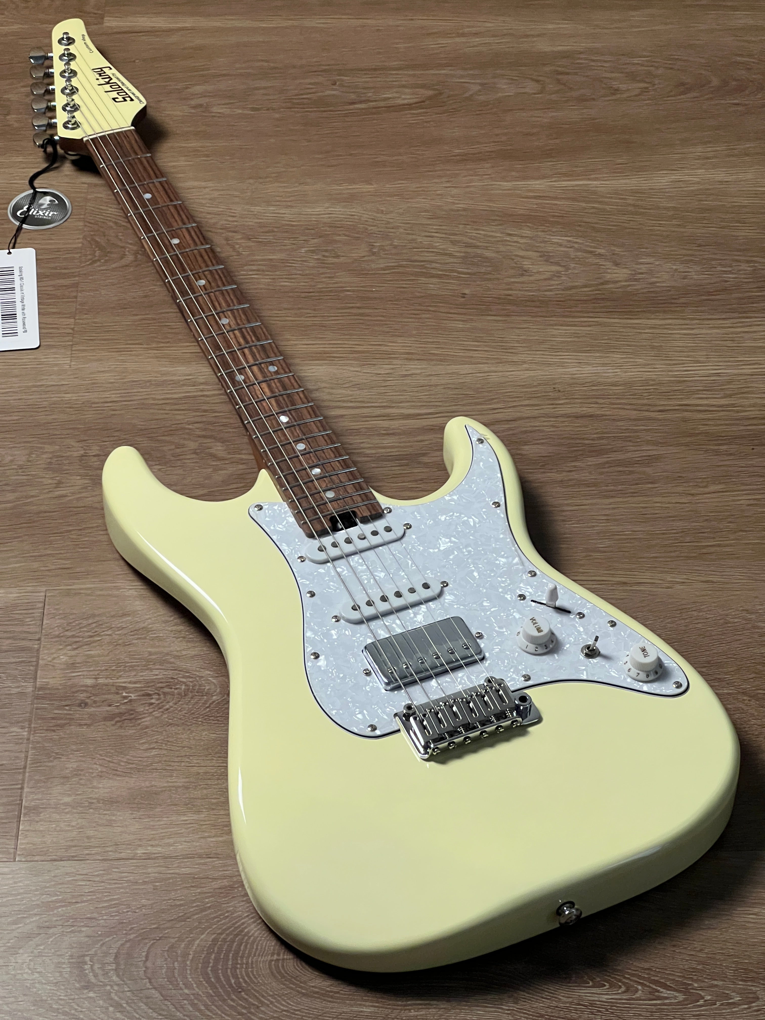 Soloking MS-1 Classic MKII in Vintage White with Rosewood FB – nafiriguitar.com