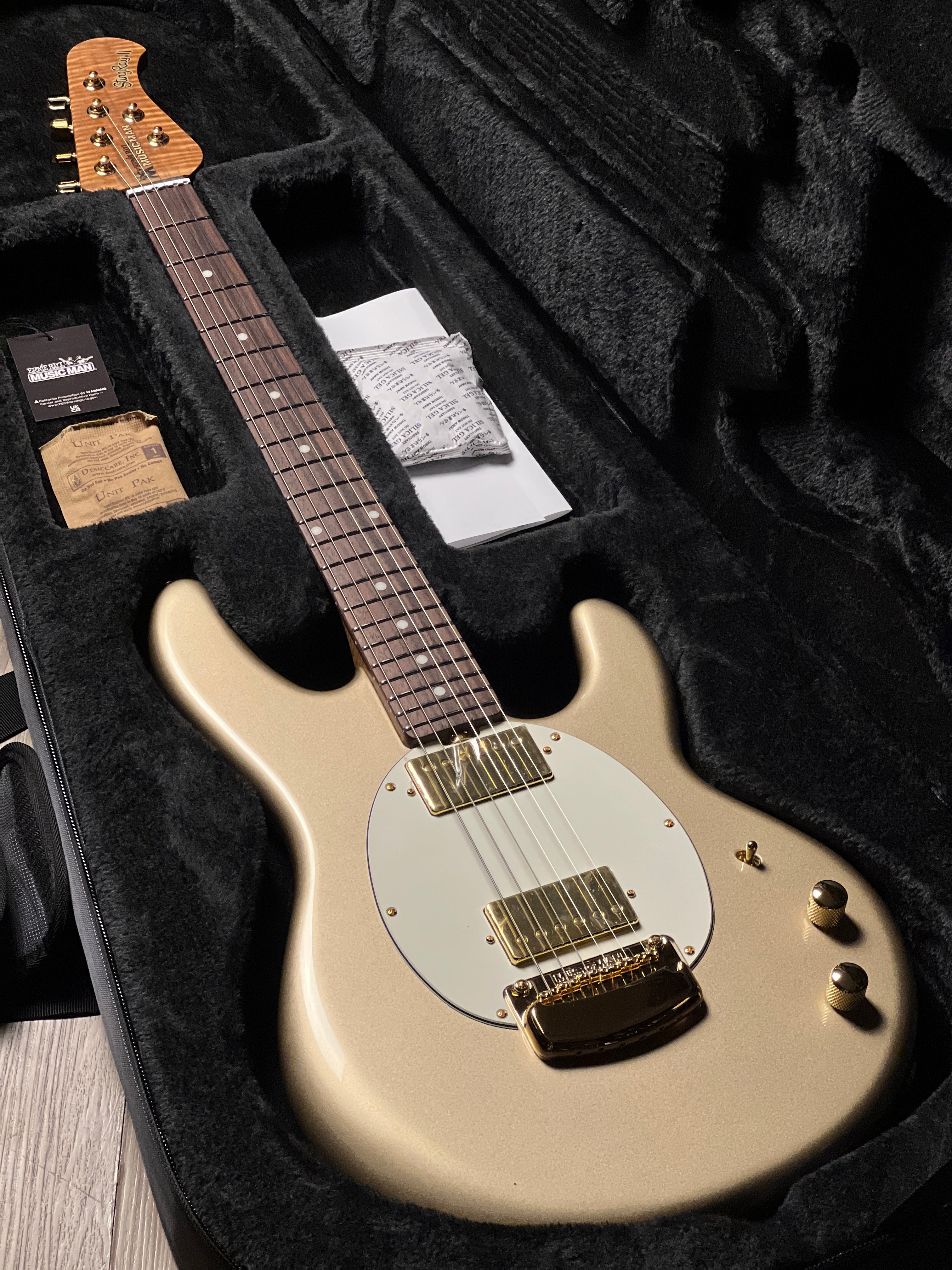 Music Man StingRay II Cory Wong Signature Electric Guitar in Cashmere ...
