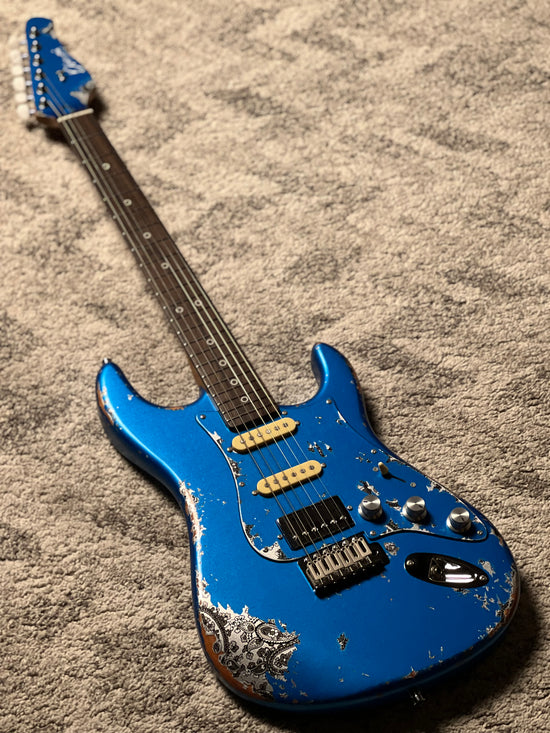 Dhatarattha Performance DST HSS in Blue over Black Paisley with RW FB ...