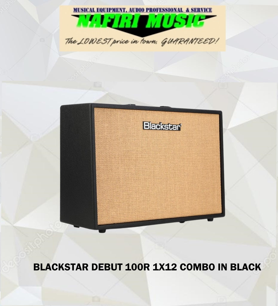 Blackstar Debut 100R 2X12 Combo in Black – nafiriguitar.com