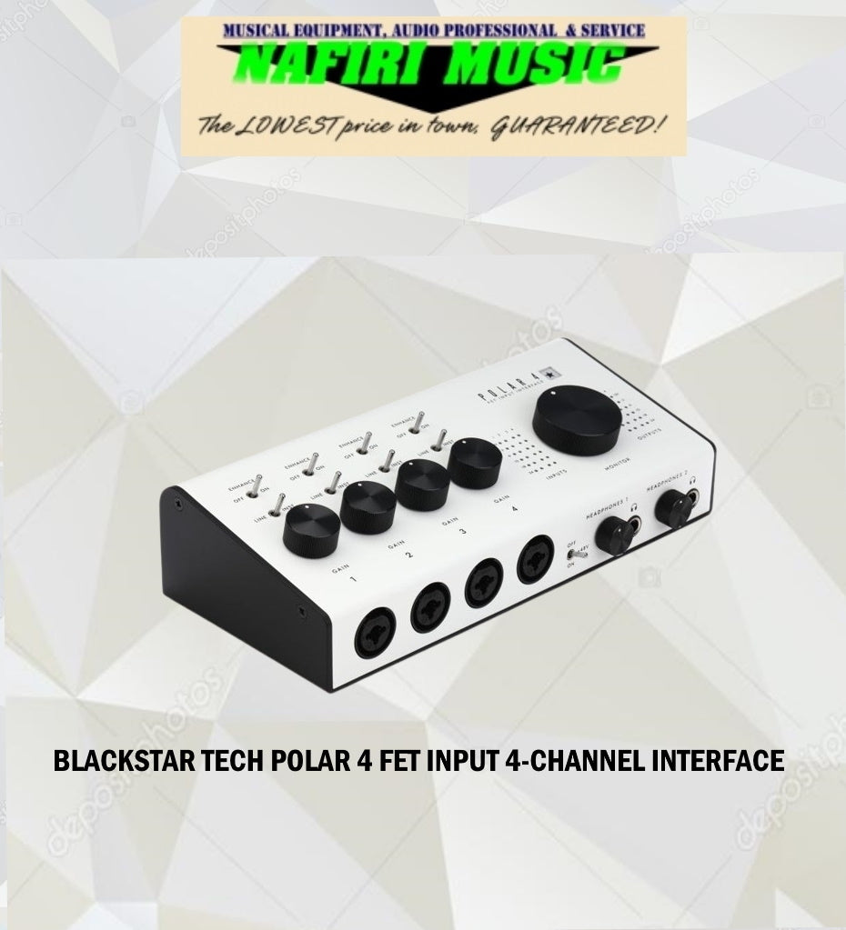 Blackstar Tech Polar 4 Fet Input 4-Chanel Interface – nafiriguitar.com