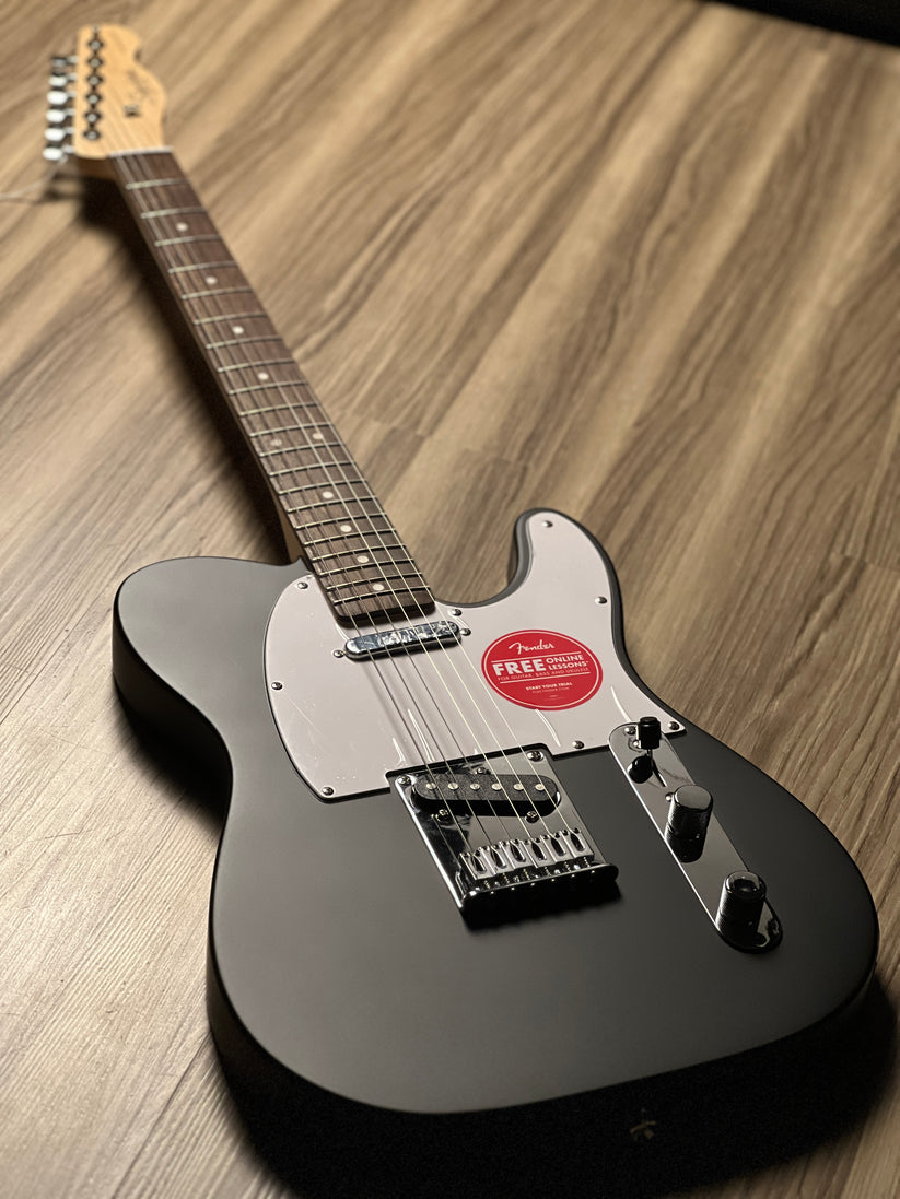 Squier Debut Series Telecaster Electric Guitar Laurel FB In Black ...