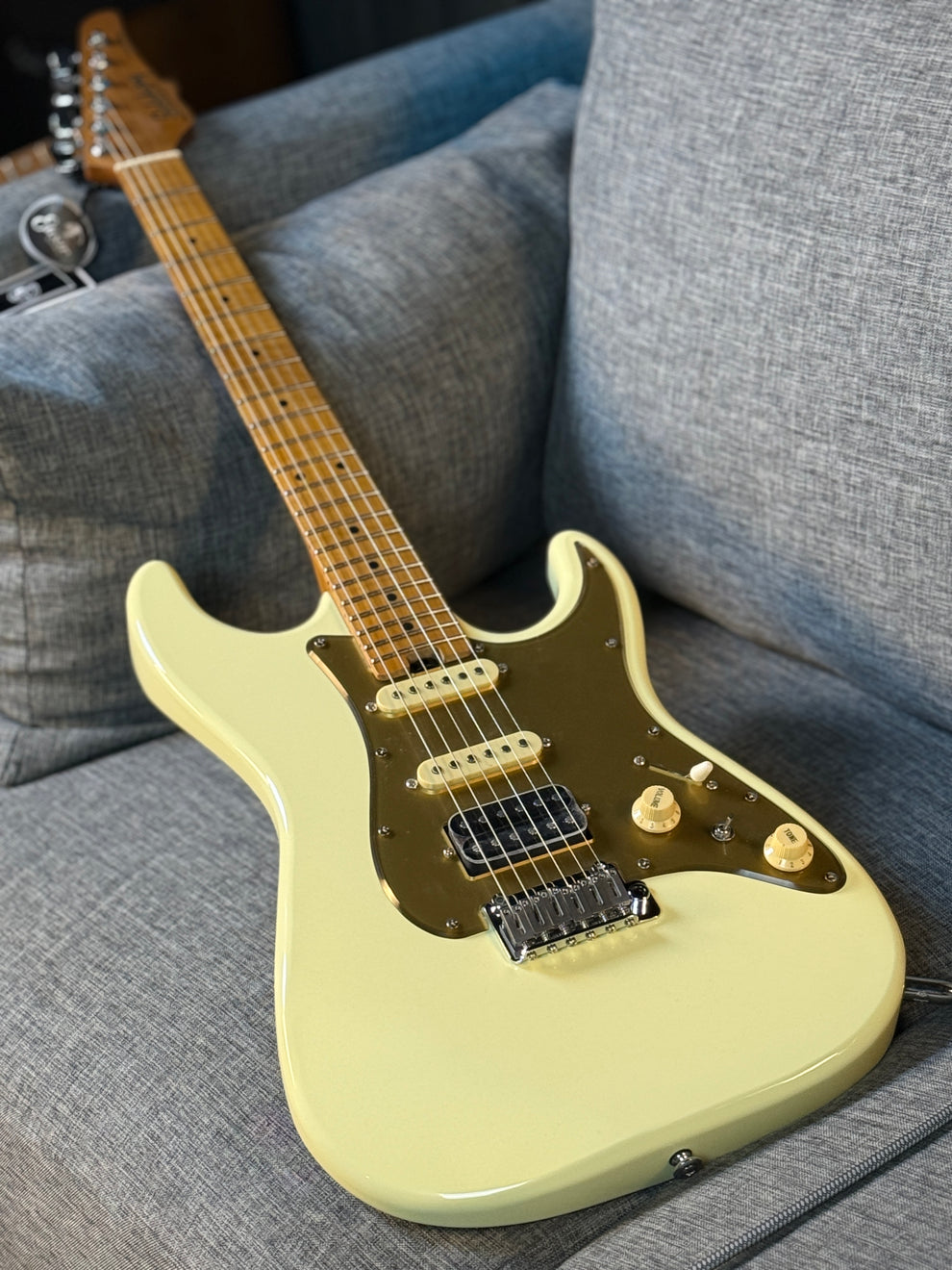 Soloking MS-1 Classic MKII in Vintage White with Roasted Maple FB Nafi ...