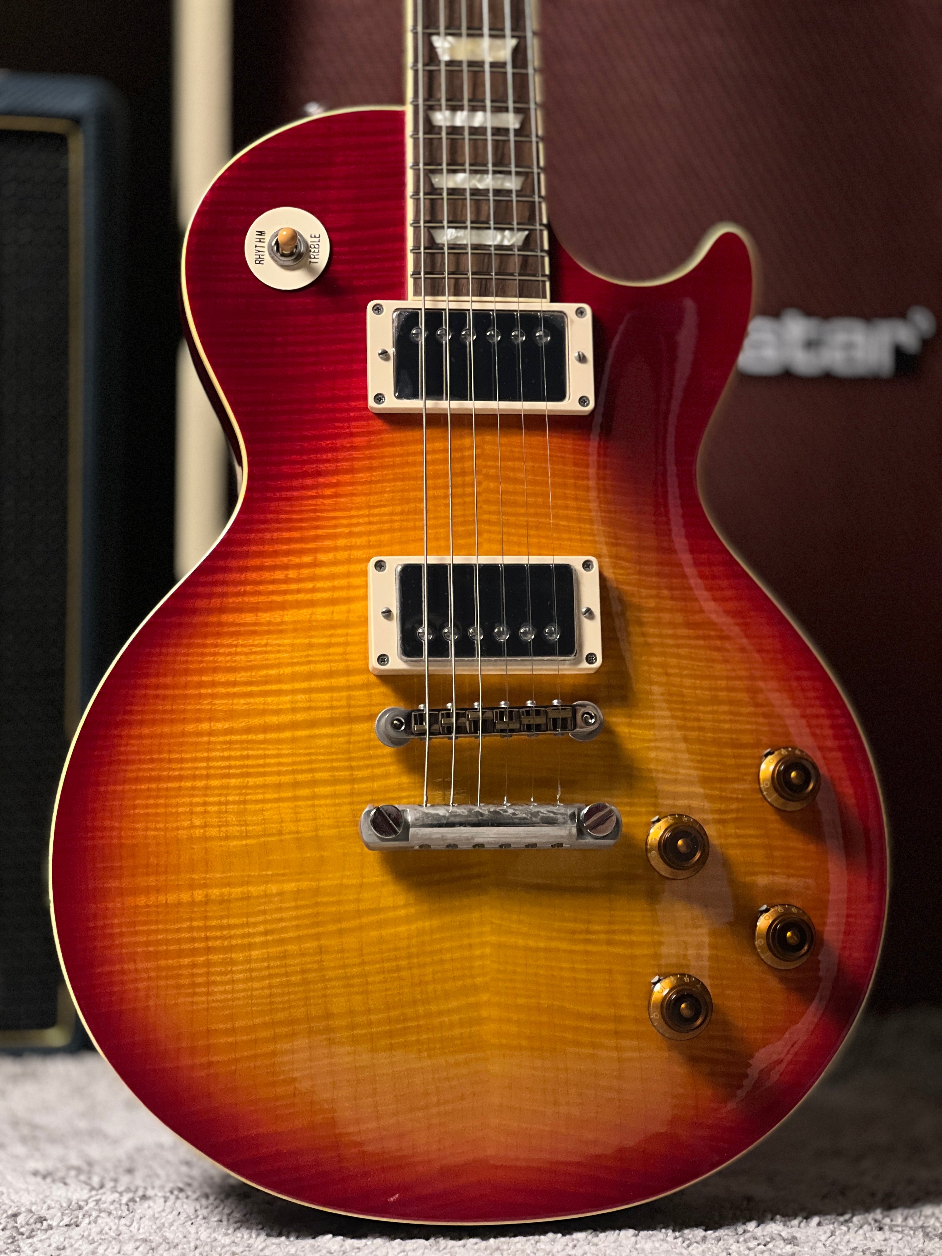 Tokai Love Rock Custom Shop LS-200F 5A CS Premium Series 5A Solid Flam ...