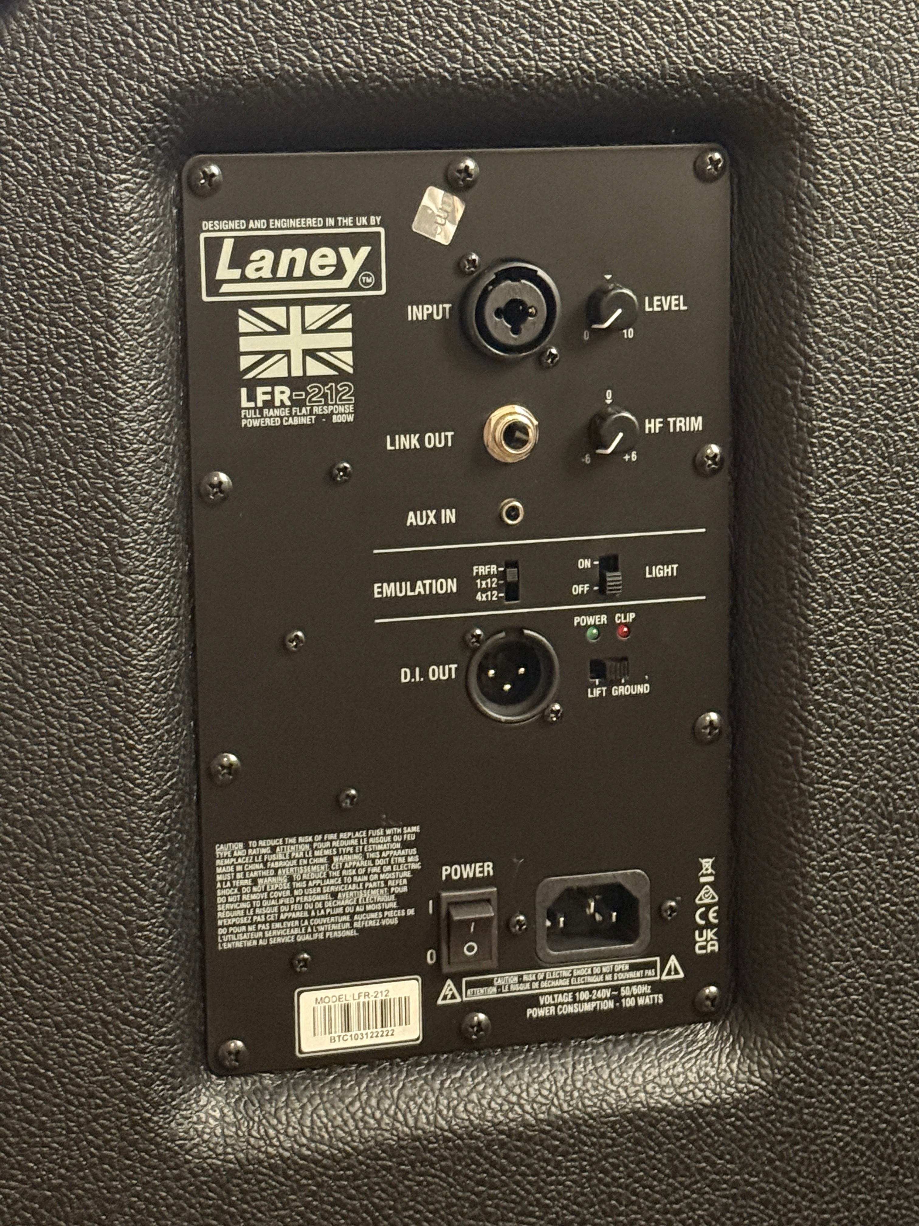 Laney LFR-212 Active FRFR Guitar Cabinet 800W - 12 inch – nafiriguitar.com