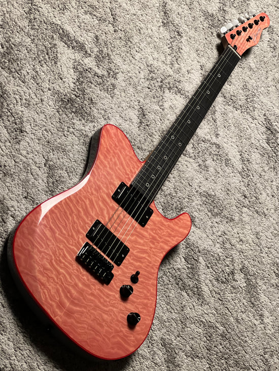 Dhatarattha Custom DTL HH Quilt in Trans Salmon Pink with Rosewood FB ...
