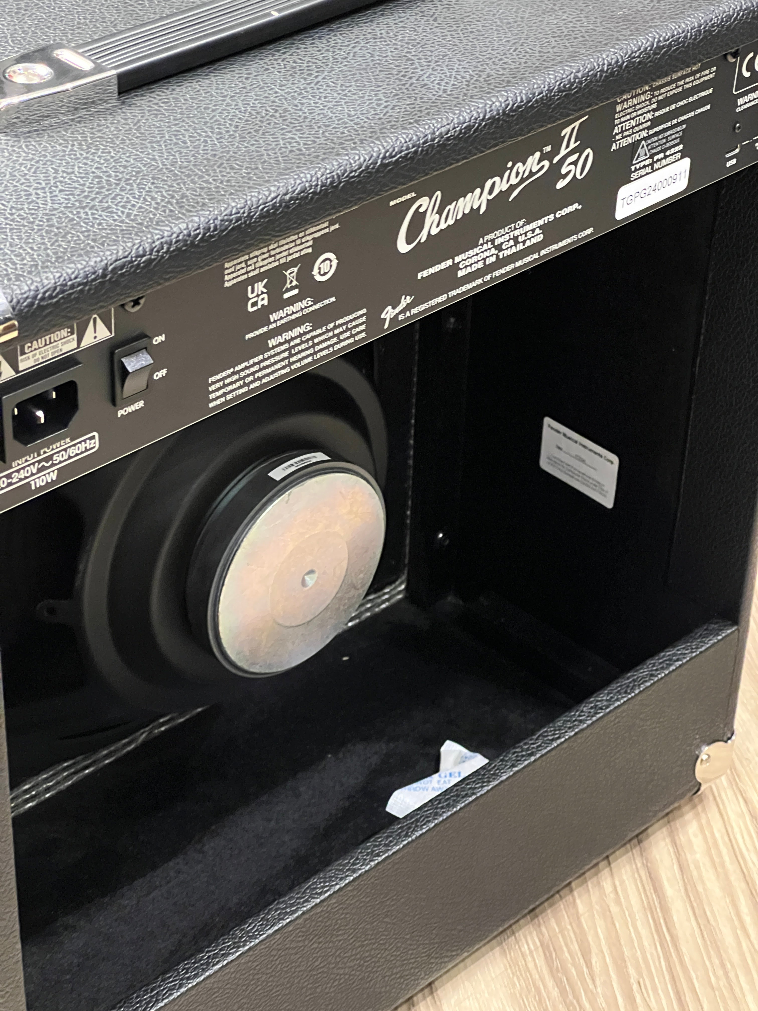 Fender Champion II 50 Guitar Combo Amplifier, 230V EU – nafiriguitar.com