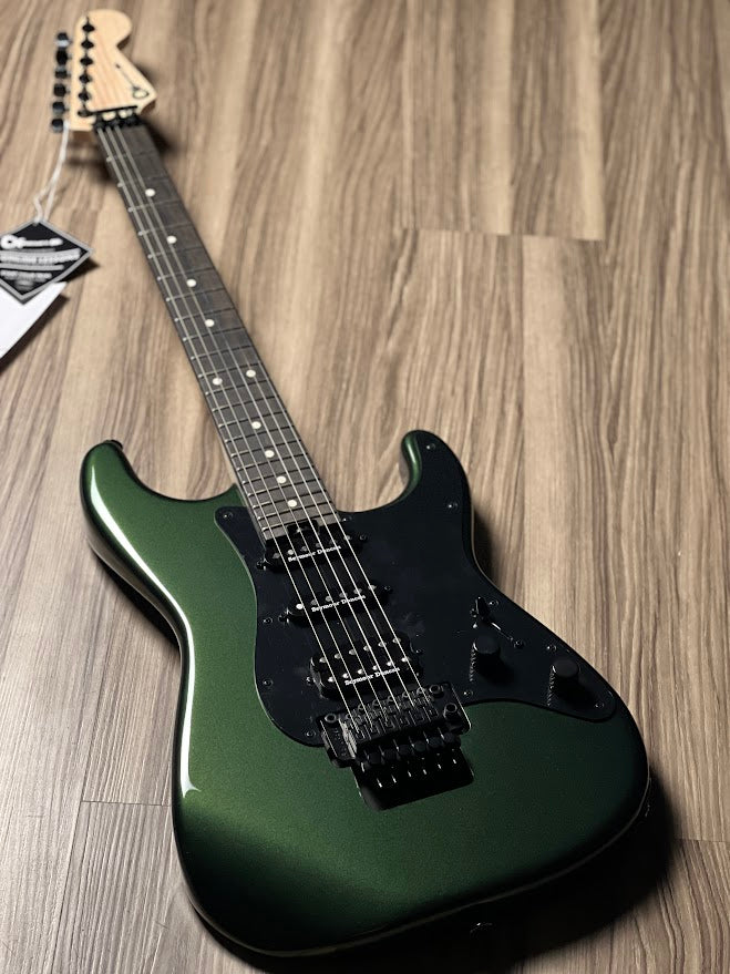 Charvel Pro-Mod So-Cal Style 1 HSS FR E with Ebony FB in Lambo Green M ...
