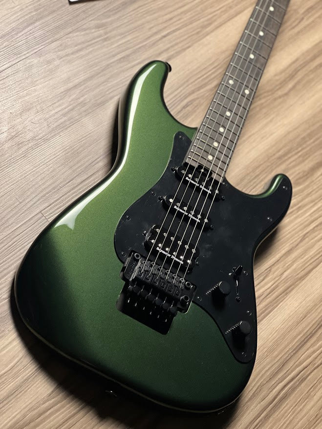 Charvel Pro-Mod So-Cal Style 1 HSS FR E with Ebony FB in Lambo Green M ...