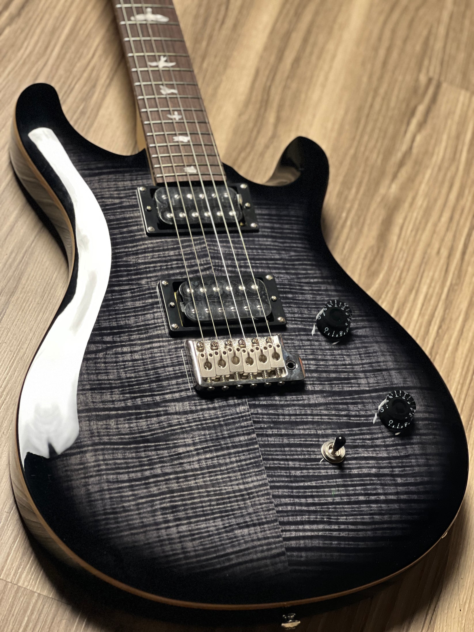 PRS SE CE 24 Andra Limited run color In Charcoal Burst – nafiriguitar.com