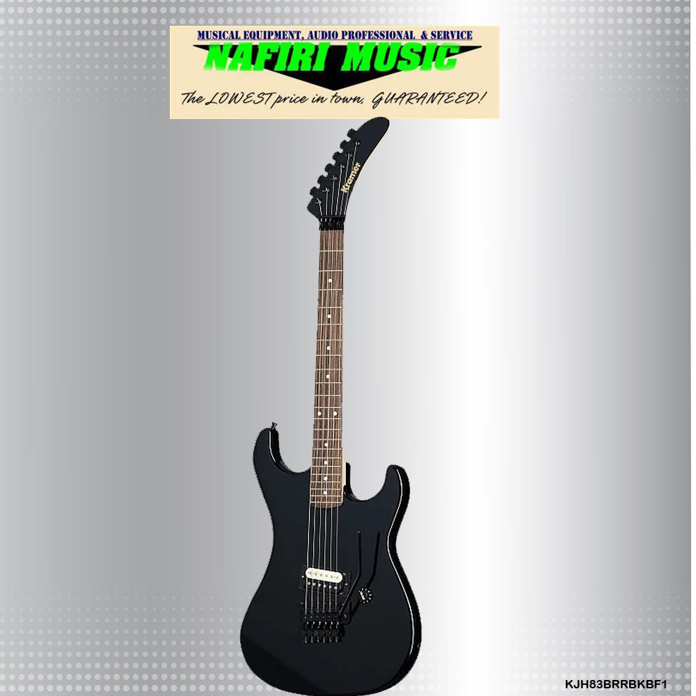 Kramer 1983 Baretta Reissue with Rosewood FB in Ebony (Including Hard ...
