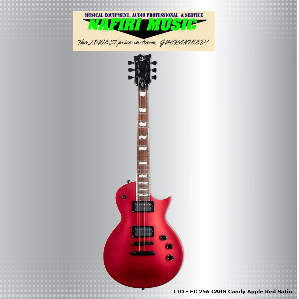 LTD - EC 256 CARS Candy Apple Red Satin – nafiriguitar.com