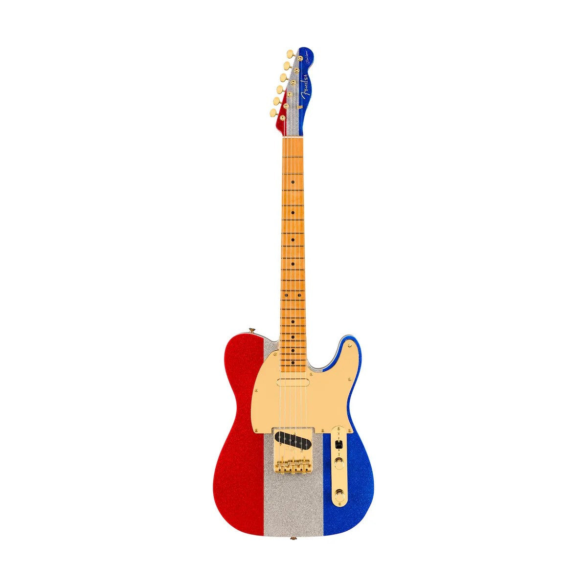 Fender Limited Edition Buck Owens Telecaster with Maple FB in Red, Sil ...
