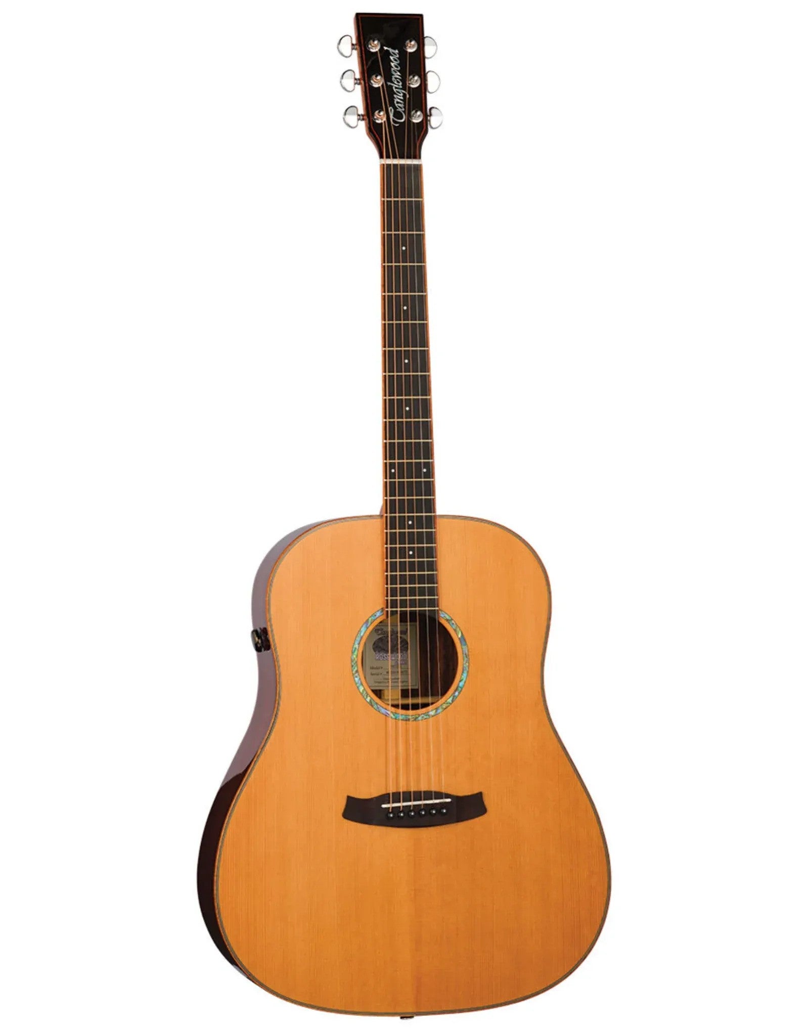 Tanglewood TRS5-SE Rosewood Smart Solid Top Sloped Shoulder Dreadnough ...