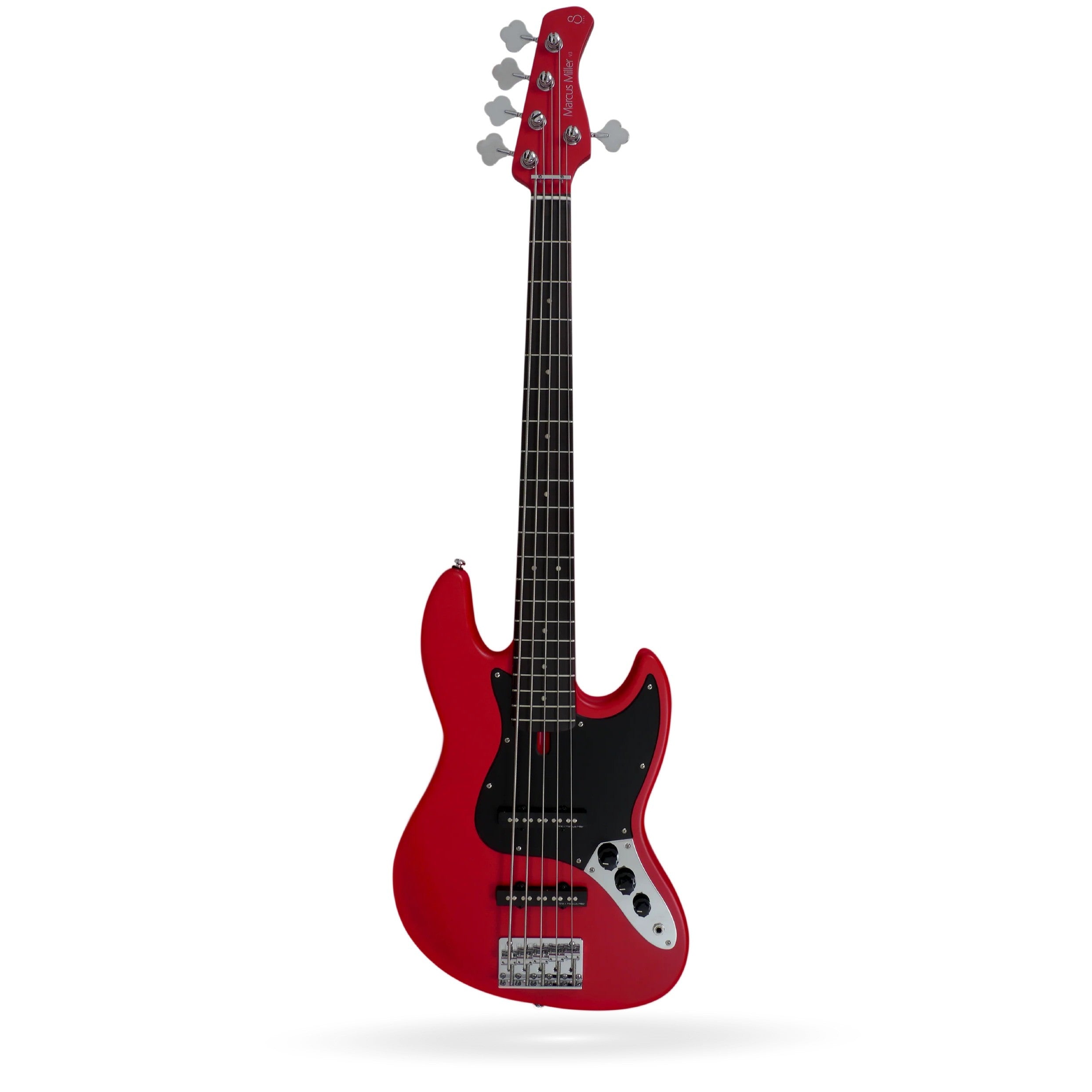 Sire Marcus Miller V3P Passive 5-String Bass Guitar in Red Satin ...