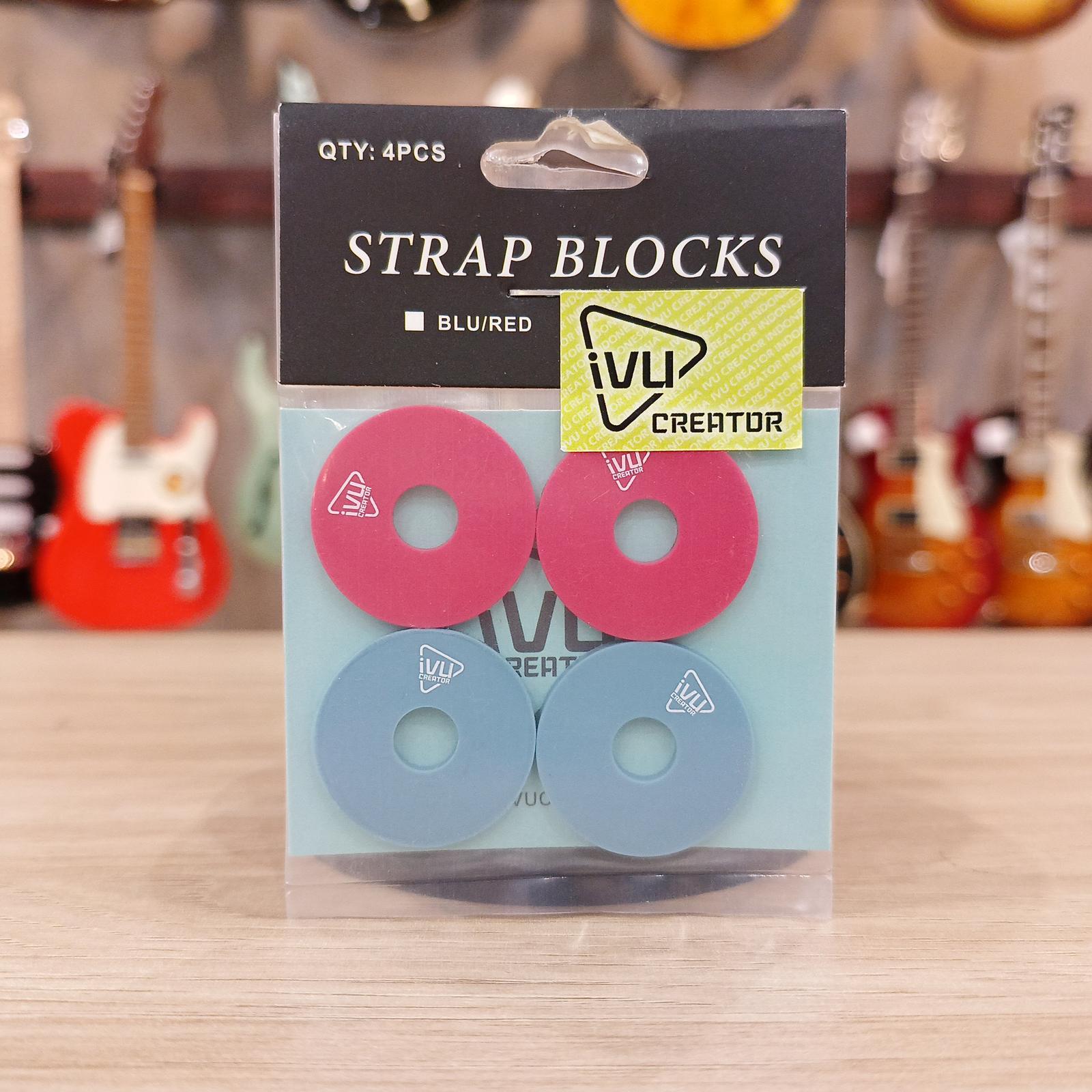 Ivu creator Strap Blocks in Blue and Red – nafiriguitar.com