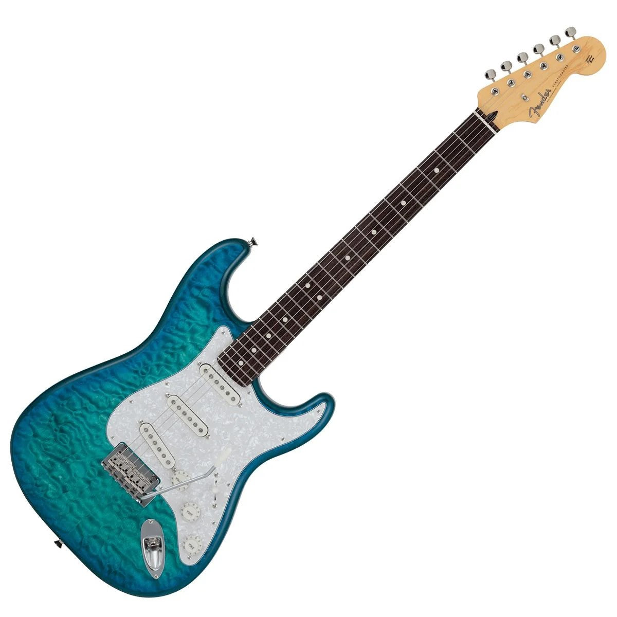 Fender Japan Hybrid II Ltd Ed Stratocaster w/Quilt Maple Top, RW FB In ...