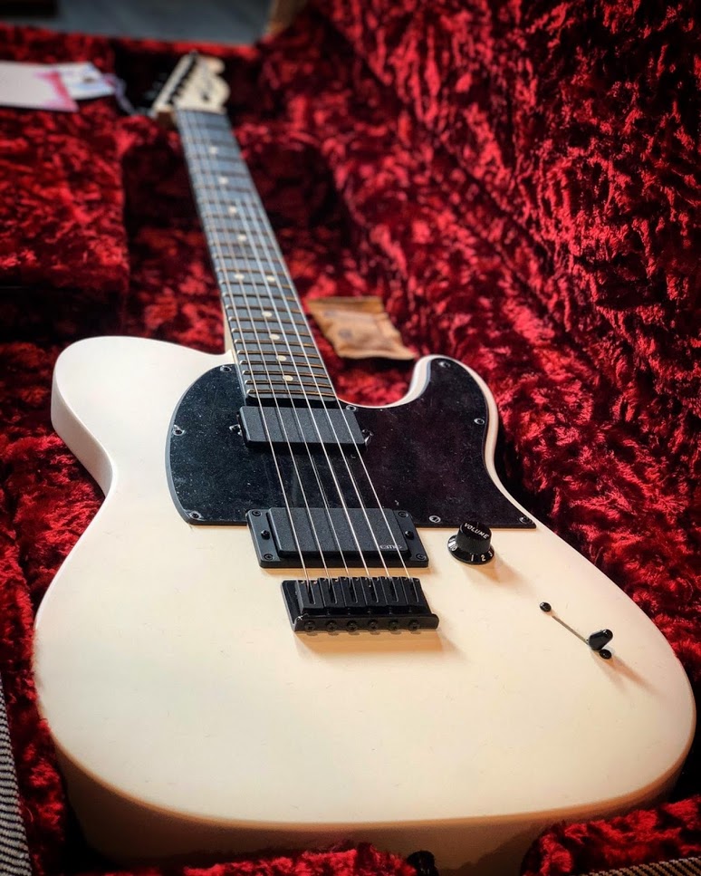 Fender Artist Jim Root Telecaster Guitar Ebony Neck in Flat White ...