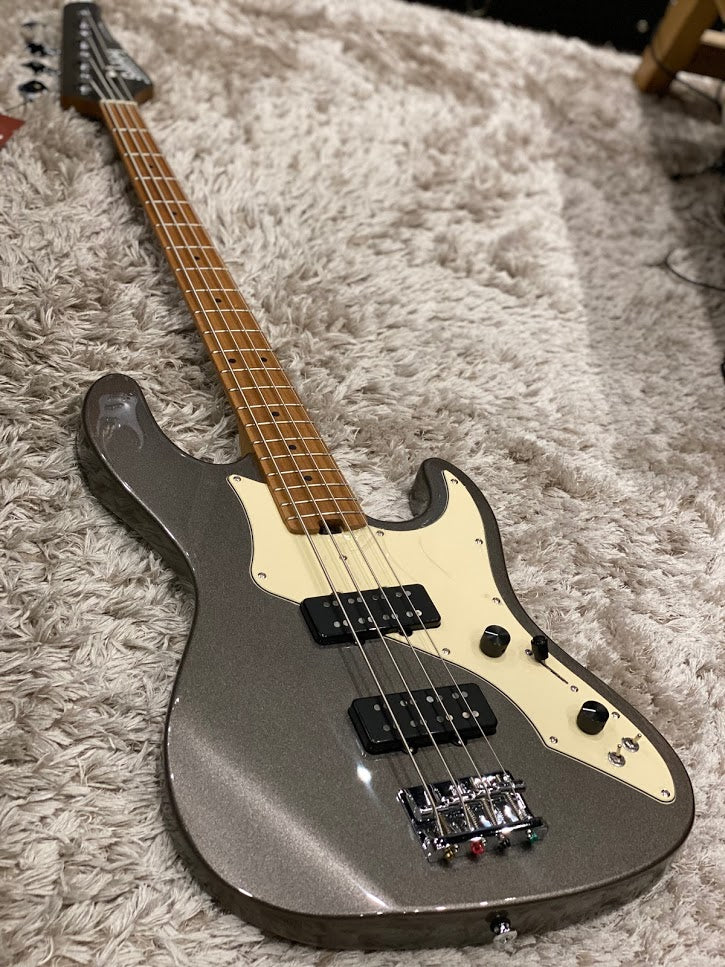 Soloking MJ-1 Classic Bass สี Pewter Grey พร้อมคอเมเปิลคั่ว ...
