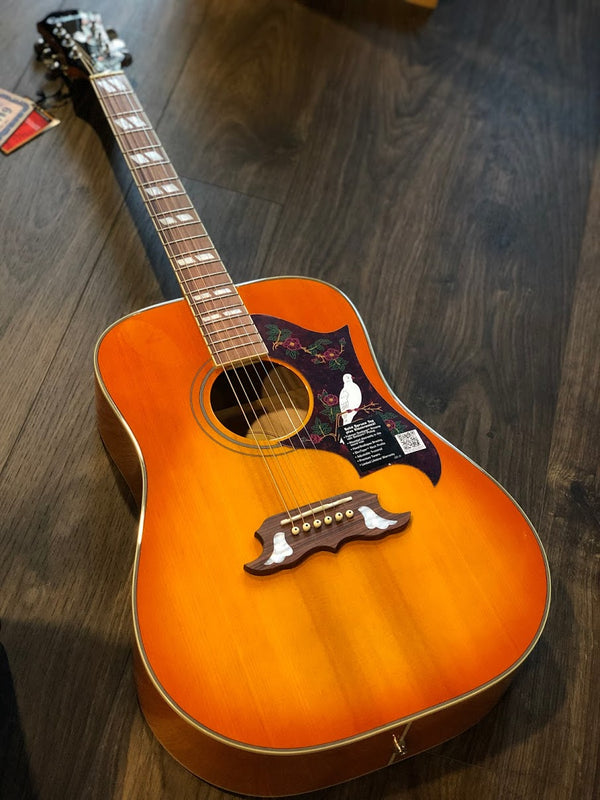 Epiphone Dove Studio Acoustic electric in Violin Burst – nafiriguitar.com