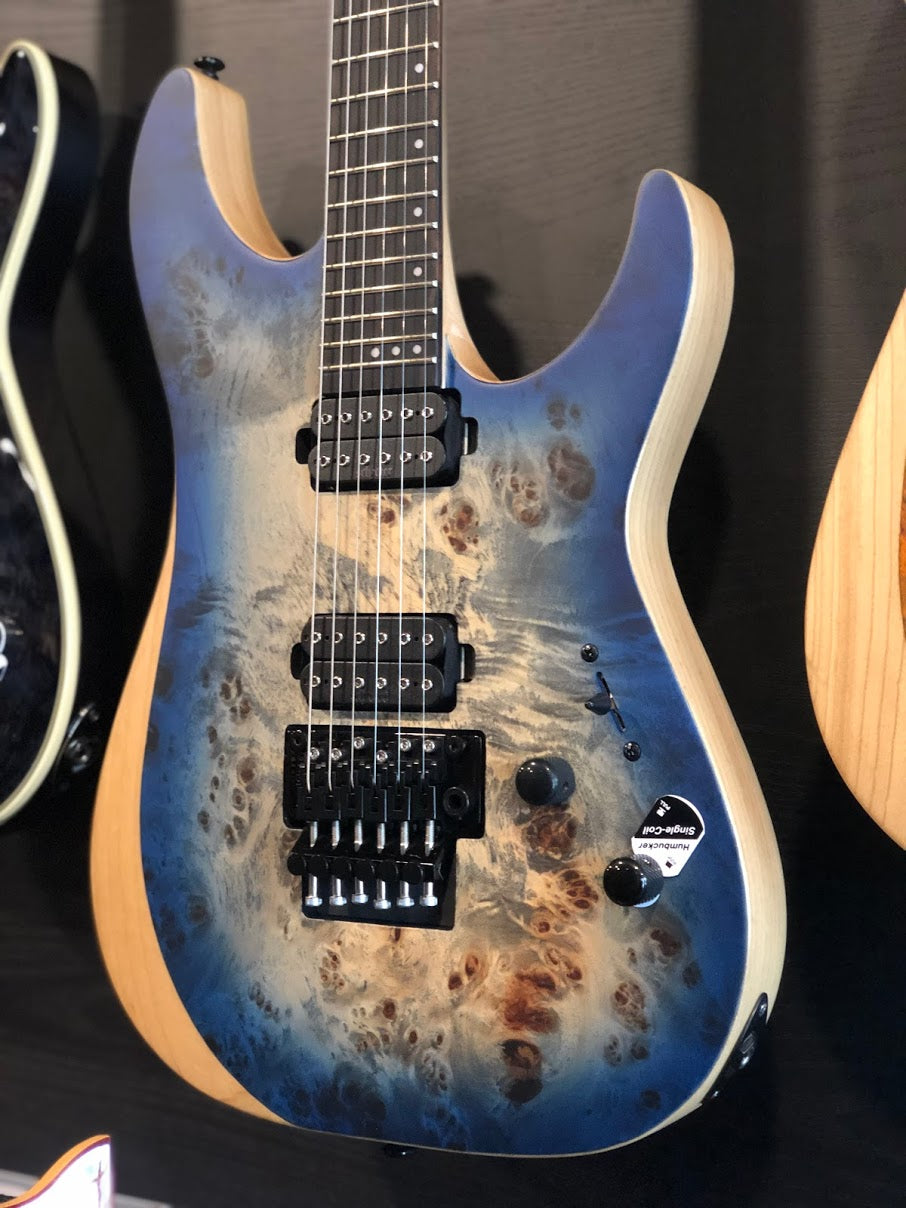 Schecter Reaper-6 FR - Satin Sky Burst – nafiriguitar.com