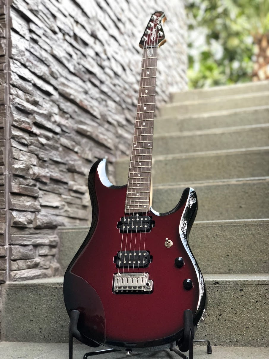 Sterling JP60 John Petrucci Signature - Pearl Red Burst – nafiriguitar.com