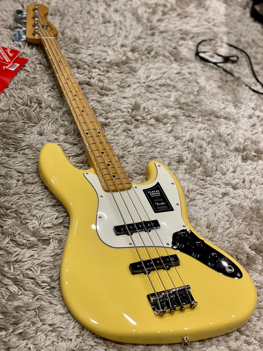 Fender Player Series Jazz Bass Maple Neck Buttercream – nafiriguitar.com