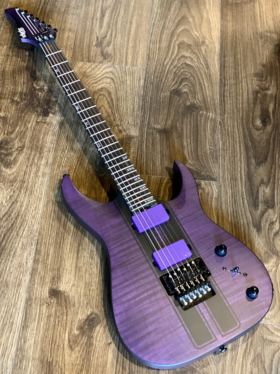 Schecter Banshee GT-6 FR In Satin Trans Purple – nafiriguitar.com