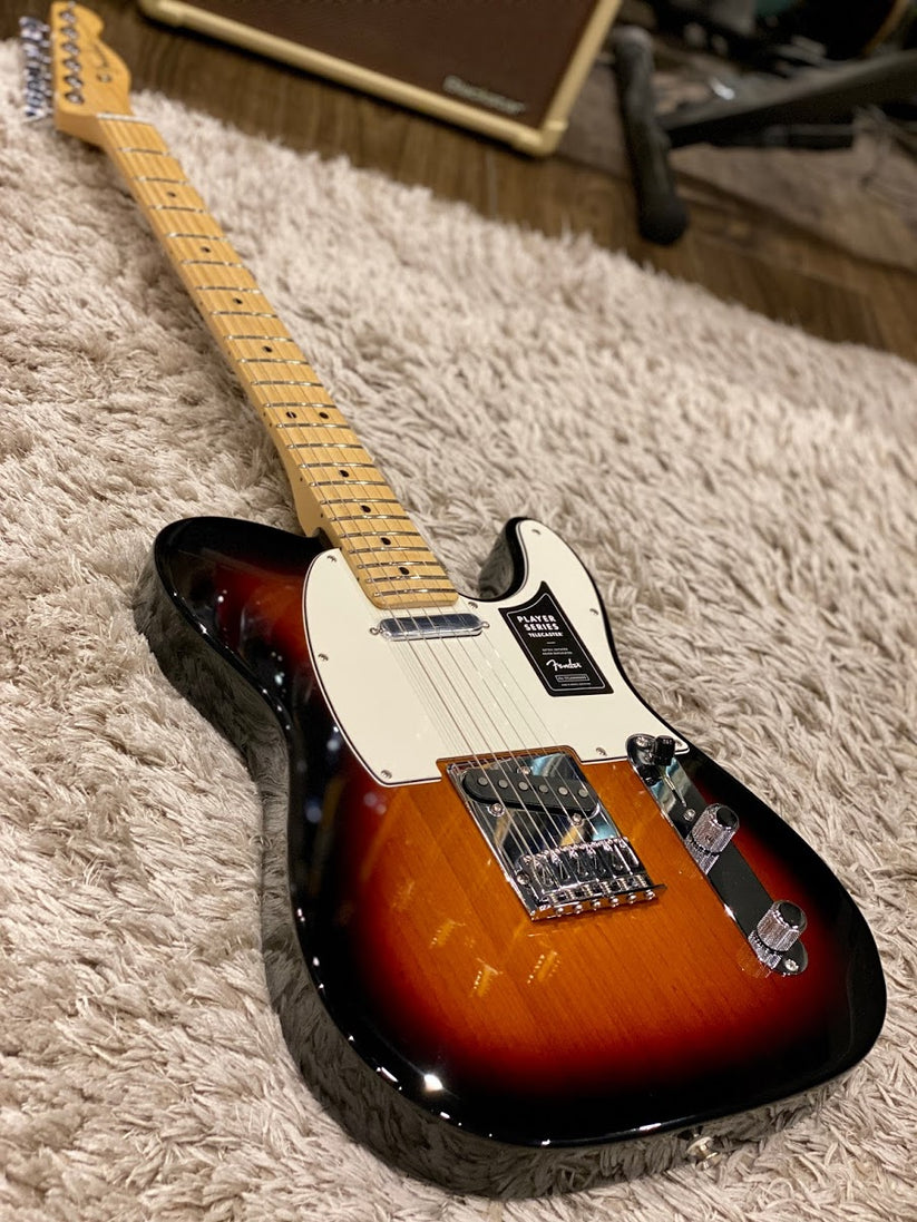 Fender Player Series Telecaster Maple Neck 3 Tone Sunburst ...