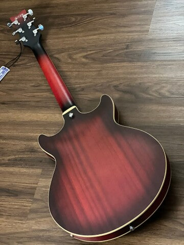 Ibanez Artcore AM53-SRF Sunburst Red Flat – nafiriguitar.com