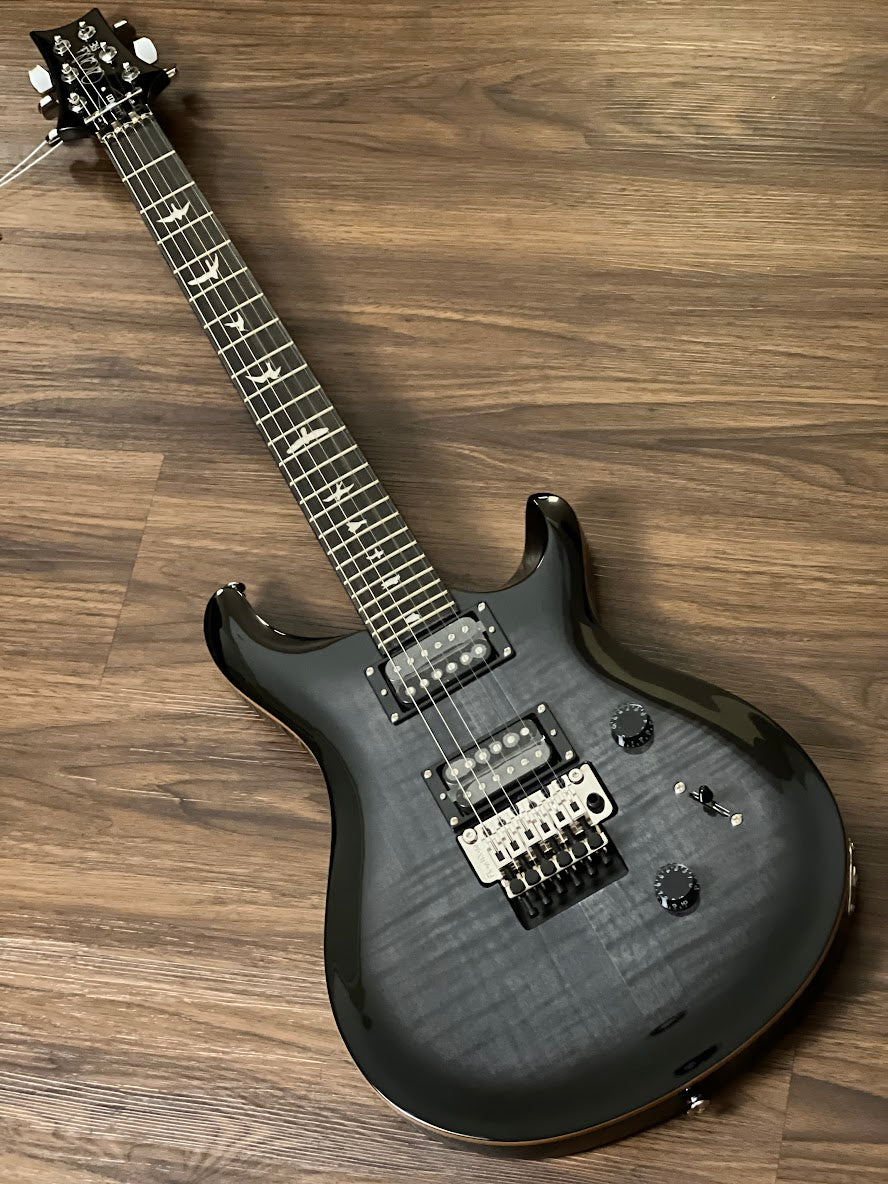 PRS SE Custom 24 Floyd Rose สี Charcoal Burst – nafiriguitar.com