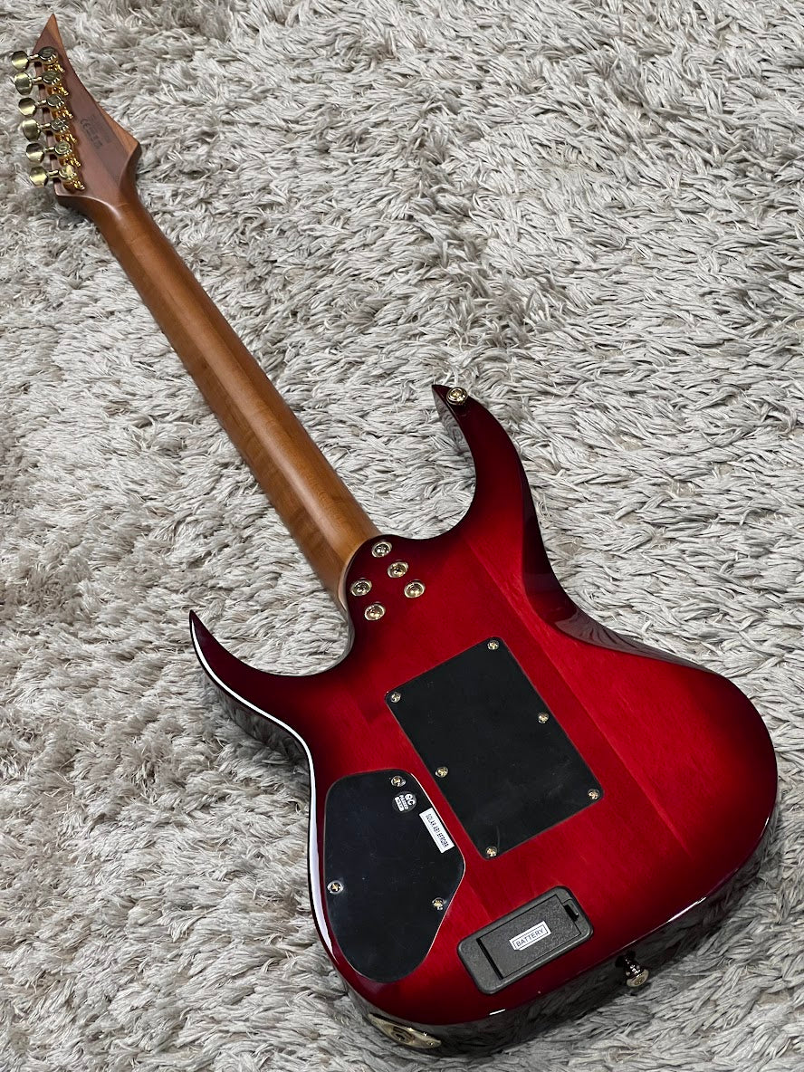 Solar AB1.6AFRQBR in Quilted Blood Red Burst Gloss – nafiriguitar.com