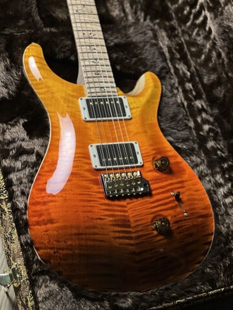 PRS Wood Library Custom 24 Orange Fade – nafiriguitar.com